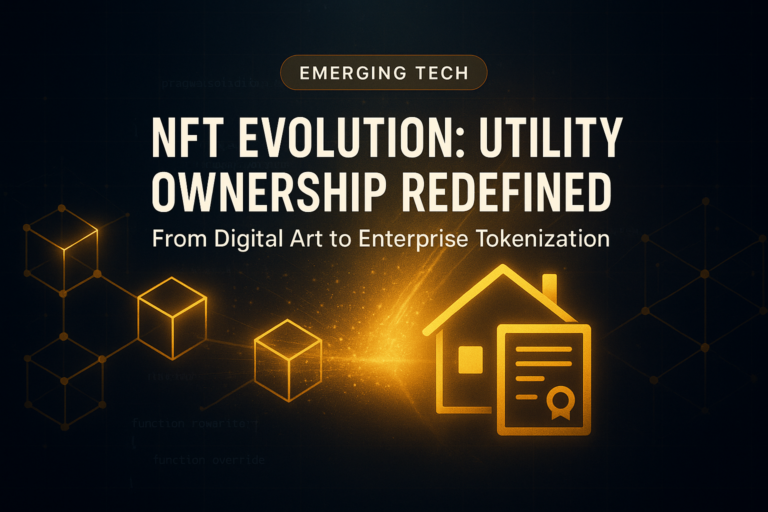 NFT Evolution: From Digital Art to Utility-Driven Ownership in 2026 ...